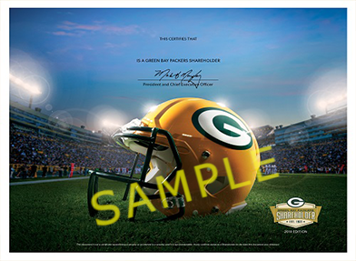 Green Bay Packers Shareholders